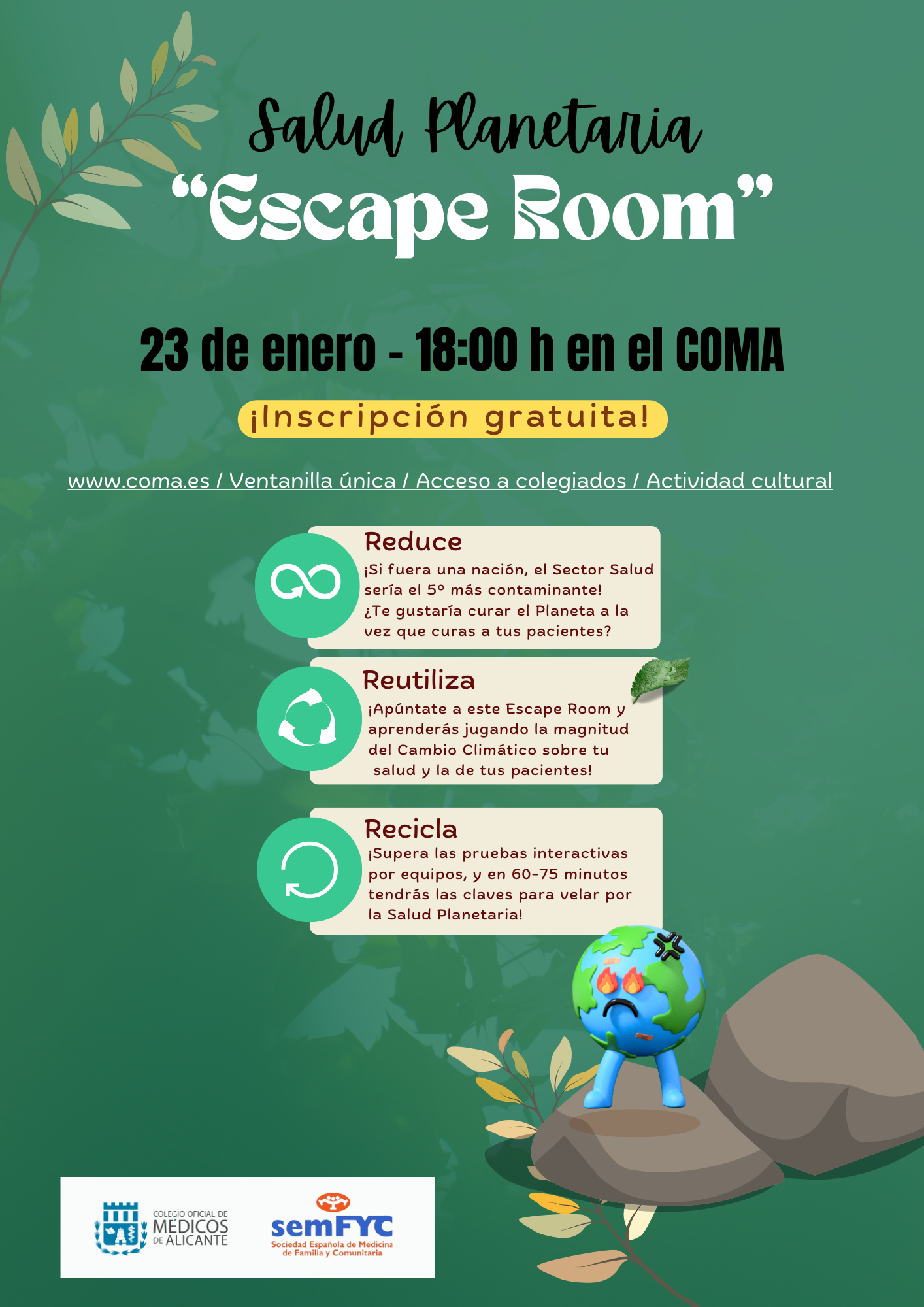 ¡Participa en el Escape Room del próximo 23 de enero, a las 18:00h, en el COMA! - COMA